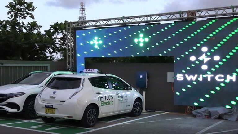Fiji launches first-ever electric vehicle charging network at Kundan ...